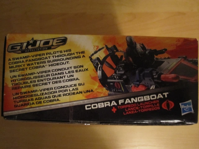 GI JOE RETALIATION **Cobra Fangboat**Torpedo Launcher With Swamp-Viper ...