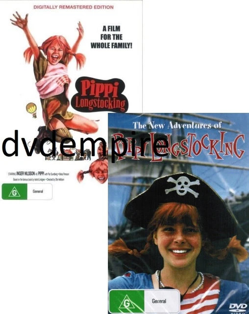 ORIGINAL & THE New Adventures of Pippi Longstocking DVD 2 disc set New ...