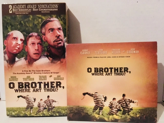 O BROTHER, WHERE ART THOU 2000 VHS and Soundtrack CD George Clooney £13 ...