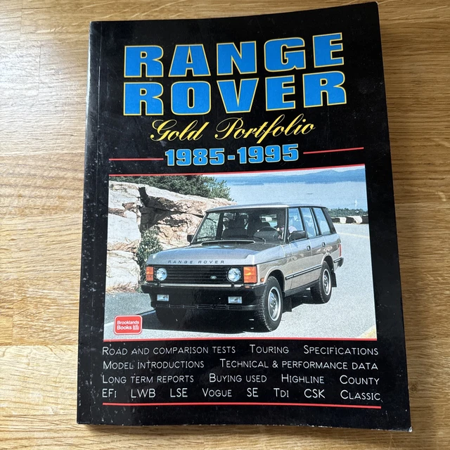 RANGE ROVER MK1 (1986-1995) Libro Prove Stradali Epoca EUR 5,94 ...