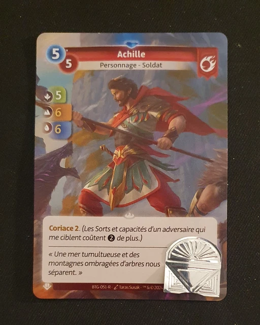 CARTE ALTERED TCG - BRAVOS - Rare - Achille BTG-051-R –FR EUR 2,00 - PicClick FR