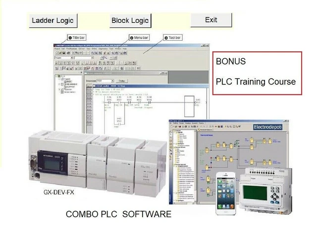 PLC PROGRAMMING LAPTOP SCADA HMI Automation Software IEC WIN 10 PRO ...
