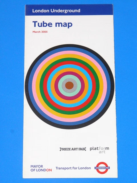 LONDON UNDERGROUND TUBE Map March 2005 You Are In London £3.95 ...