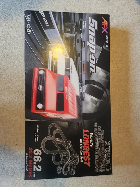 SNAP ON TOOLS Slot Car Set 2024 SSX24P103 New Sealed AFX Racing Mega G+ ...