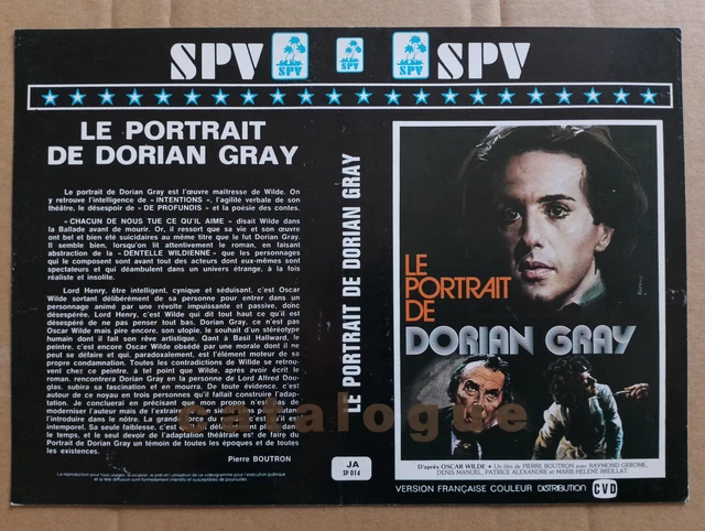 JAQUETTE VHS - Le Portrait De Dorian Gray - Vhs Sleeve - Marie-Helene ...