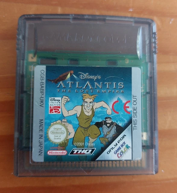 DISNEY'S ATLANTIS: THE Lost Empire - Nintendo GameBoy Colour GBC ...
