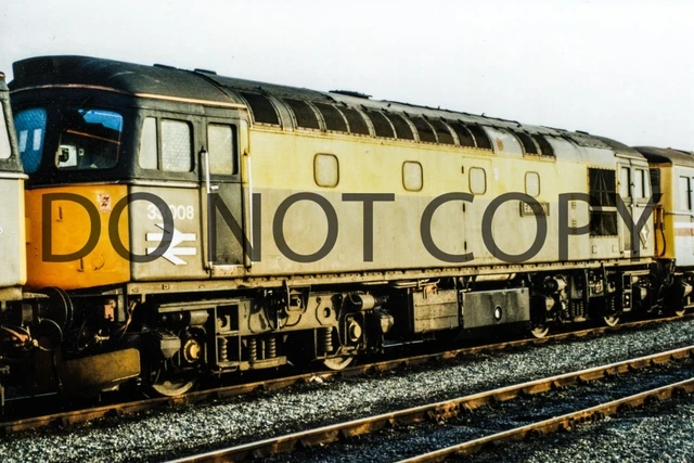 UK DIESEL TRAIN Railway Photograph Of Class 33 33008 Loco. (Rm33-21) £1 ...