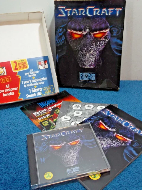 STARCRAFT (1997, BLIZZARD Ent) - Scatola Grande, Cd-Rom Gioco Pc ...