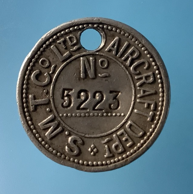 UK TOKEN. S.M.T. Co. Ltd. AIRCRAFT DEPT. Token. - 27.4mm £3.99 ...