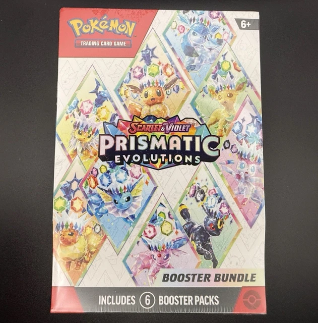 POKÉMON TCG SCARLET & Violet Prismatic Evolutions Booster Bundle NEW ...