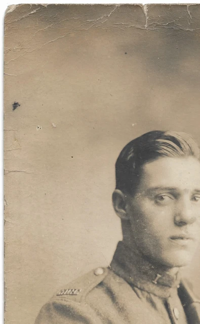 WW1 PHOTO MACHINE Gun Corps MGC Infantry soldier with collar badge ...