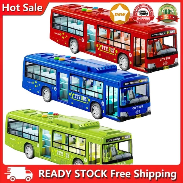 BATTERY-OPERATED CAR MODEL Toy Simulation Bus Model Toy for Kids ...