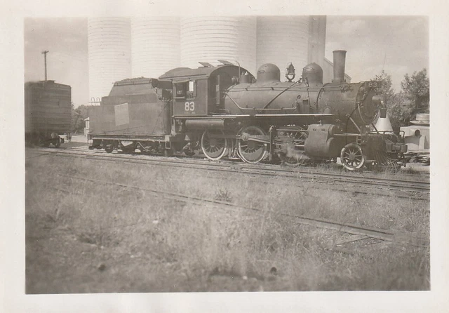 TWO ORIGINAL PHOTOS of Canadian National Steam Locomotive 83 (905) $3. ...