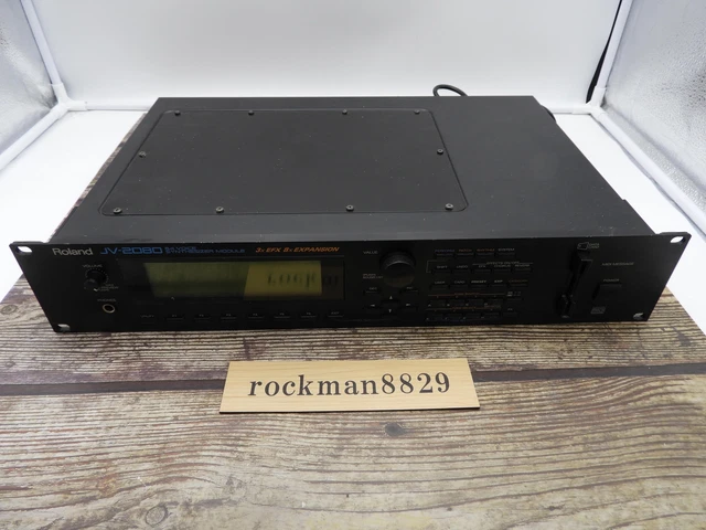 ROLAND JV-2080 SYNTHESISER Expandable Rack Mount MIDI Sound Module from ...