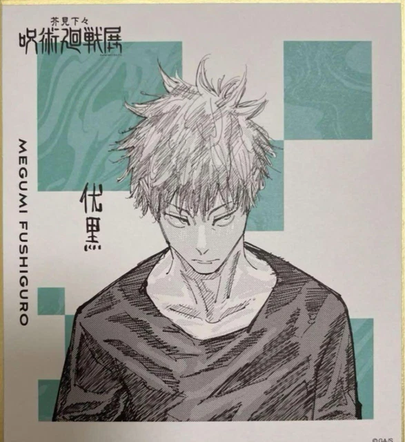 JUJUTSU KAISEN GEGE Akutami Exhibition 2024 Megumi Fushiguro Shikishi ...