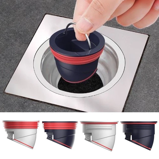 ABS DRAIN BACKFLOW Preventer Basin Drain Filter Bathroom Accessories ...