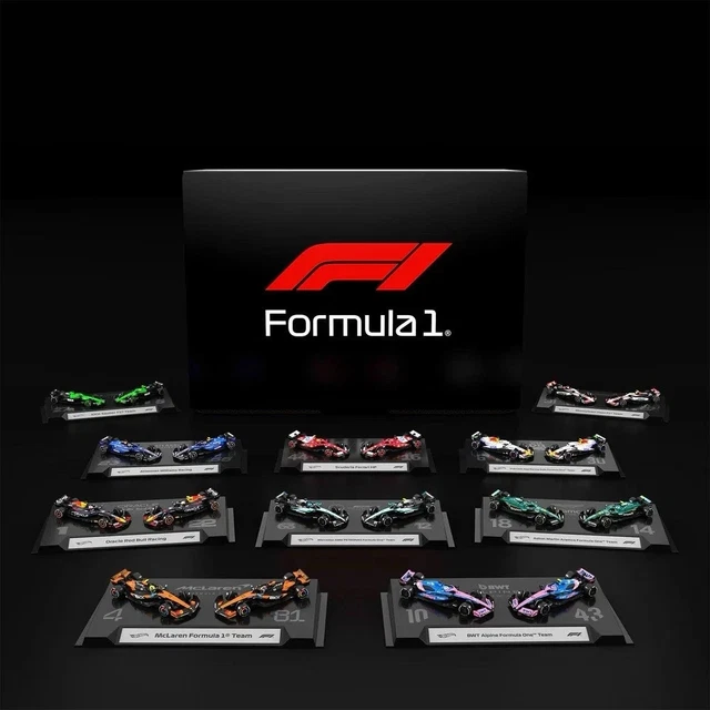 HOT WHEELS 2025 Formula 1 Team Factory-Sealed Pre-Order Sealed Set 20 ...