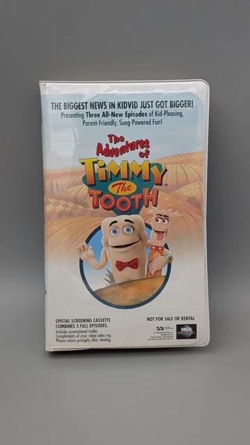 THE ADVENTURES OF Timmy The Tooth (VHS, 1994) Special Screening DEMO ...