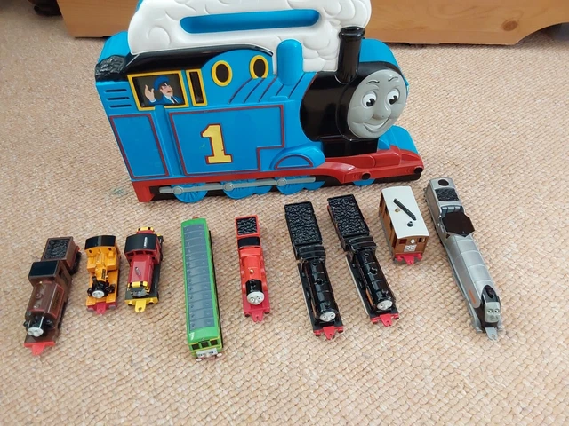VINTAGE ERTL THOMAS The Tank Engine Carrying Case & Trains 1980's and ...
