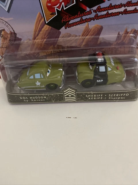 DISNEY PIXAR CARS Doc Hudson & Sheriff Mini Adventures Sergenti di ...