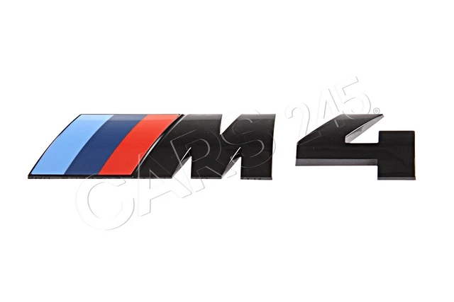ORIGINAL 2016 BMW M4 F83 M4 Emblem Schriftzug schwarz hinten ...