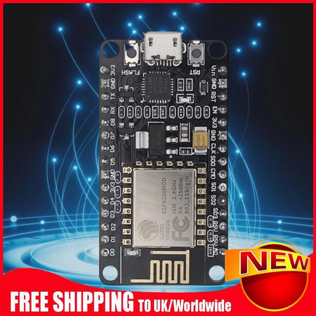 ESP8266 DEV BOARD NodeMcu Open Source Serial Module for Arduino (V3 CH340) £5.03 - PicClick UK