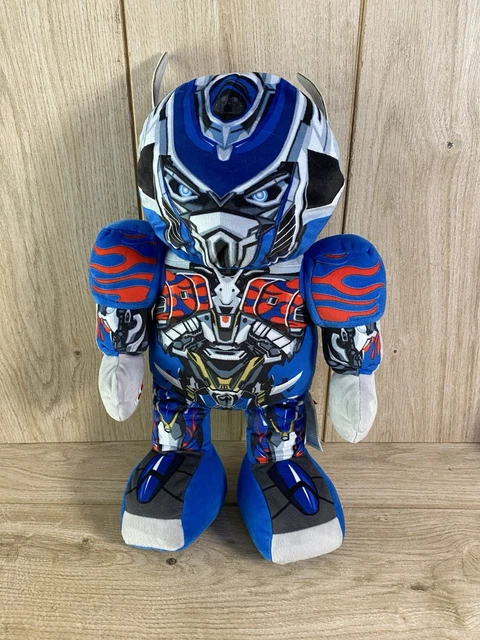 BUILD A BEAR TRANSFORMERS Autobot Optimus Prime Soft Jointed Plush Toy ...