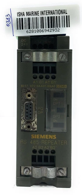SIEMENS RS 485-REPEATER 6ES7 972-0AA01-0XA0 Module SC-R-P1B83348 2932 EUR 99,60 - PicClick FR