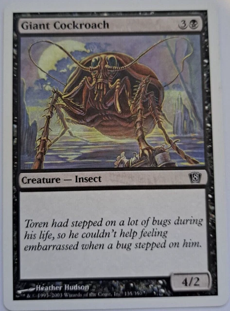 GIANT COCKROACH - 8th Edition - MTG £1.09 - PicClick UK