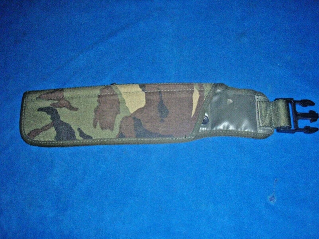 BRITISH ARMY ISSUE, Webbing Frog/Bayonet pouch. DPM IRR Woodland ...