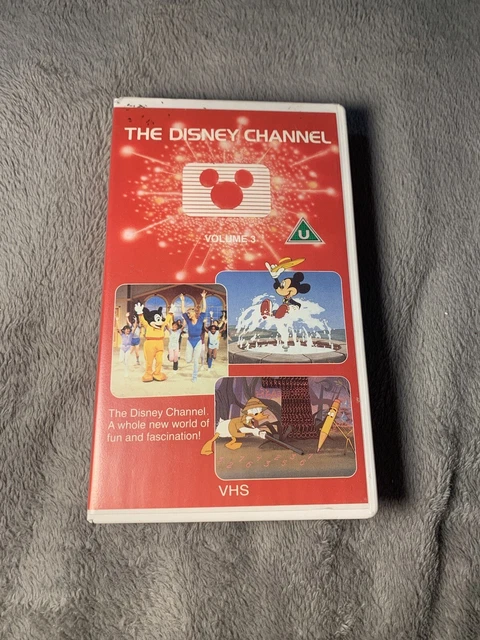 THE DISNEY CHANNEL - Official Disney VHS - Volume 3 - Very Rare VHS ...
