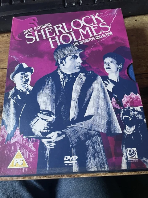 SHERLOCK HOLMES: THE DEFINITIVE COLLECTION BOX 14 films, 7 discs Basil ...