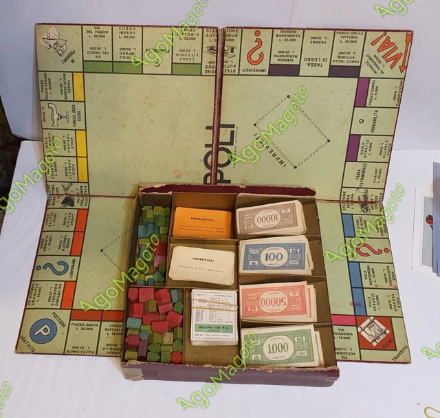 MONOPOLI FASCISTA MONOPOLY Fascismo LITTORIO via del Fascio recupero ...