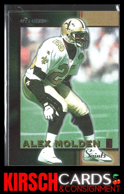TABLEAU DE BORD 1996 Alex Molden NFL Lasers #87 New Orleans Saints EUR ...