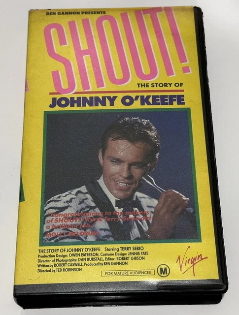 SHOUT! THE STORY OF JOHNNY O'KEEFE - Rare VHS VIDEO Tape - Virgin ...