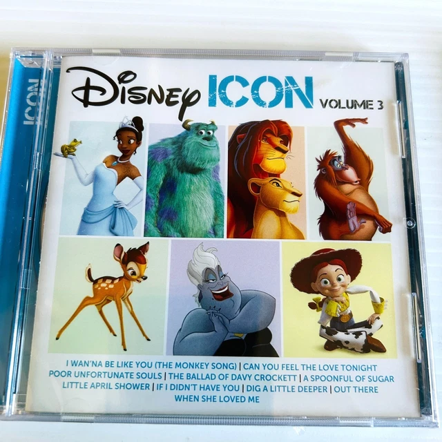 DISNEY ICON CDS volume 2 3 4 Soundtrack Children Musical Lion King ...
