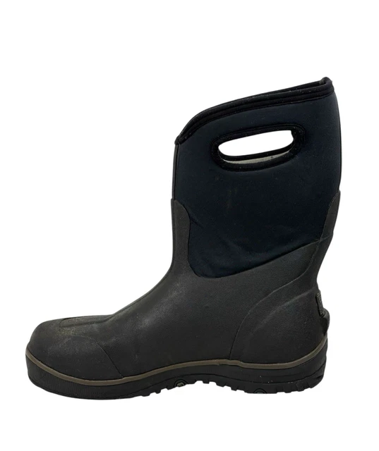BOGS MEN'S CLASSIC Ultra Mid insulated waterproof boots US 12 Black Neo ...