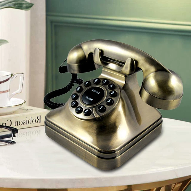 VINTAGE ANTIQUE PHONE Old Fashioned Landline Retro Handset Home Office ...