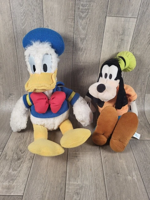 DONALD DUCK DISNEYLAND Walt Disney World Plush Soft Teddy Toy Goofy ...