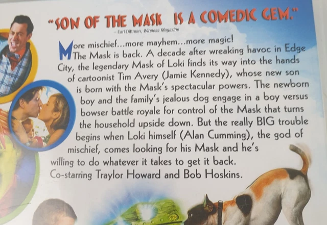 SON OF THE Mask DVD, 2005, Slapstick, Comedy, Family, Fantasy, PAL ...