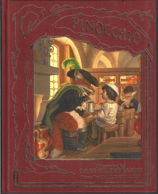 PINOCCHIO HARDCOVER BOOK (1986) Illustrated By Greg Hildebrandt ...