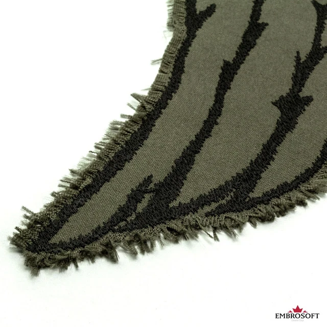 THE WALKING DEAD Daryl Dixon Angel Wings Patch Embroidered Halloween ...