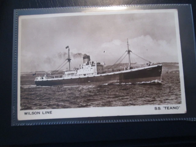 SS 'TEANO' WILSON Line Built Henry Robb (Leith) 1955 Scrapped 1977 RP ...