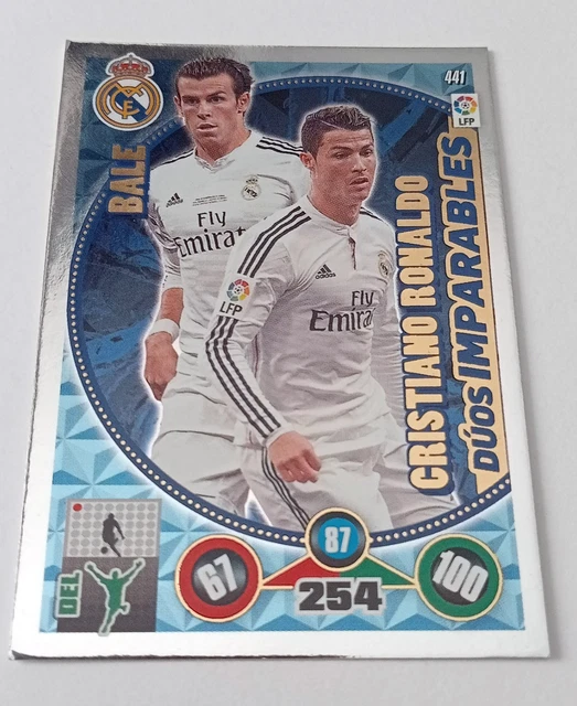 CROMO REAL MADRID Futbol 2014-2015 Dúos Imparables: Bale + Cristiano ...