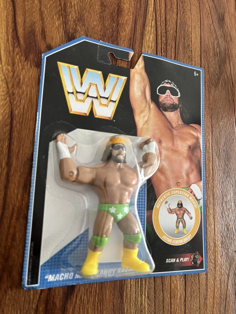 WWE WWF MATTEL Retro Macho Man Randy Savage Hasbro Moc Ovp neu EUR 44,99 - PicClick DE