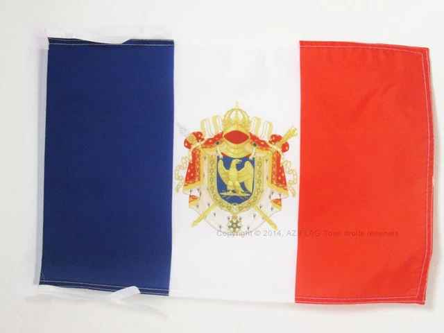 DRAPEAU FRANCE SECOND EMPIRE 1852-1870 45x30cm - PAVILLON FRANÇAIS ...