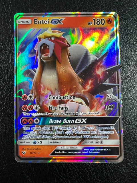 POKEMON CARD SHINING Legends Entei GX Rare Holo Pokemon Card MINT EUR 4,74 - PicClick DE