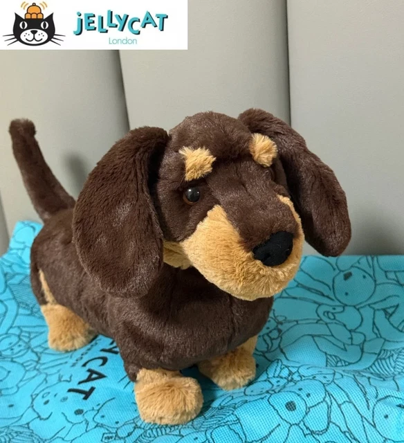 NEW JELLYCAT DACHSHUND Plush - With Tag & Dust Bag, Super Soft Stuffed ...