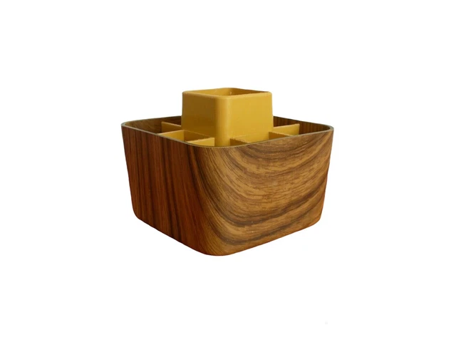 1980 VINTAGE CUTLERY Holder Made in Italy ROBEX CALEPPIO Plastic ...