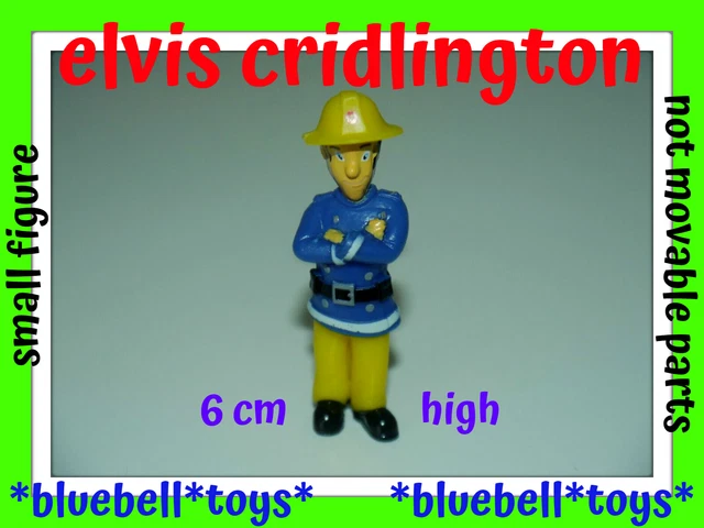 FIREMAN SAM FIGURES ELVIS CRIDLINGTON Action Figure Not Movable Small 6 ...
